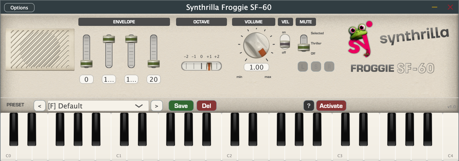 Discover Synthrilla Froggie SF-60: The Thriller Frog Bass